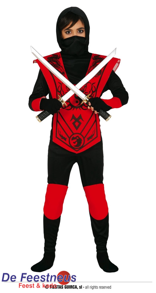 Red ninja - De Feestneus Feest en Kado